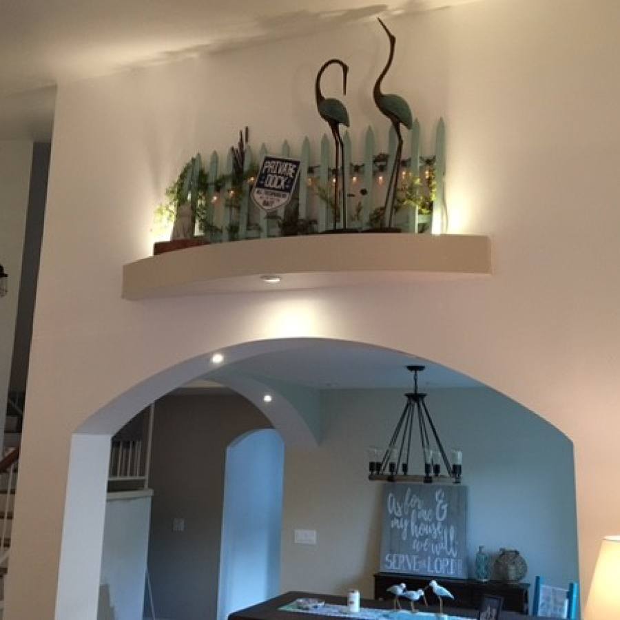 Segmental Arch and Decorative Arched Shelves — Archways & Ceilings