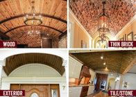 Barrel Vault Ceiling Kits | Prefabricated Barrel Ceilings — Archways ...