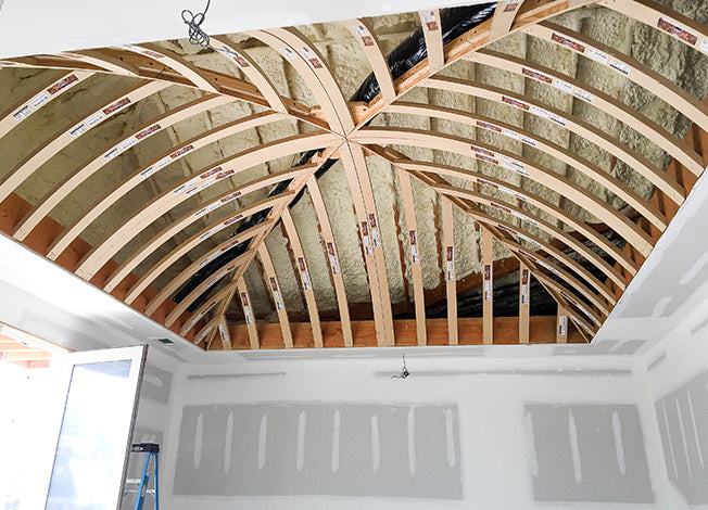 Framing Vaulted Ceiling Rafters How Do Insulate A Vaulted Ceiling?