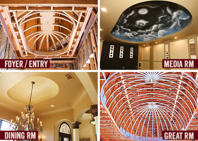 Elongated Dome | Elongated Dome Ceiling Kits — Archways & Ceilings
