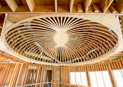 Oval Ceiling Domes | Prefabricated Oval Ceiling Dome Kit — Archways ...