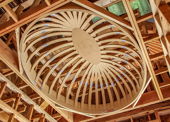 Oval Ceiling Domes | Prefabricated Oval Ceiling Dome Kit — Archways ...